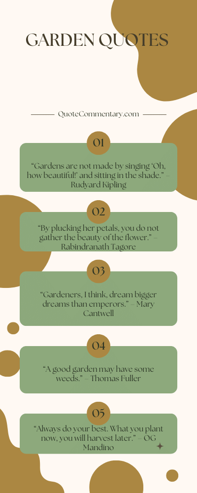90 Garden Quotes Their Meaningsexplanations